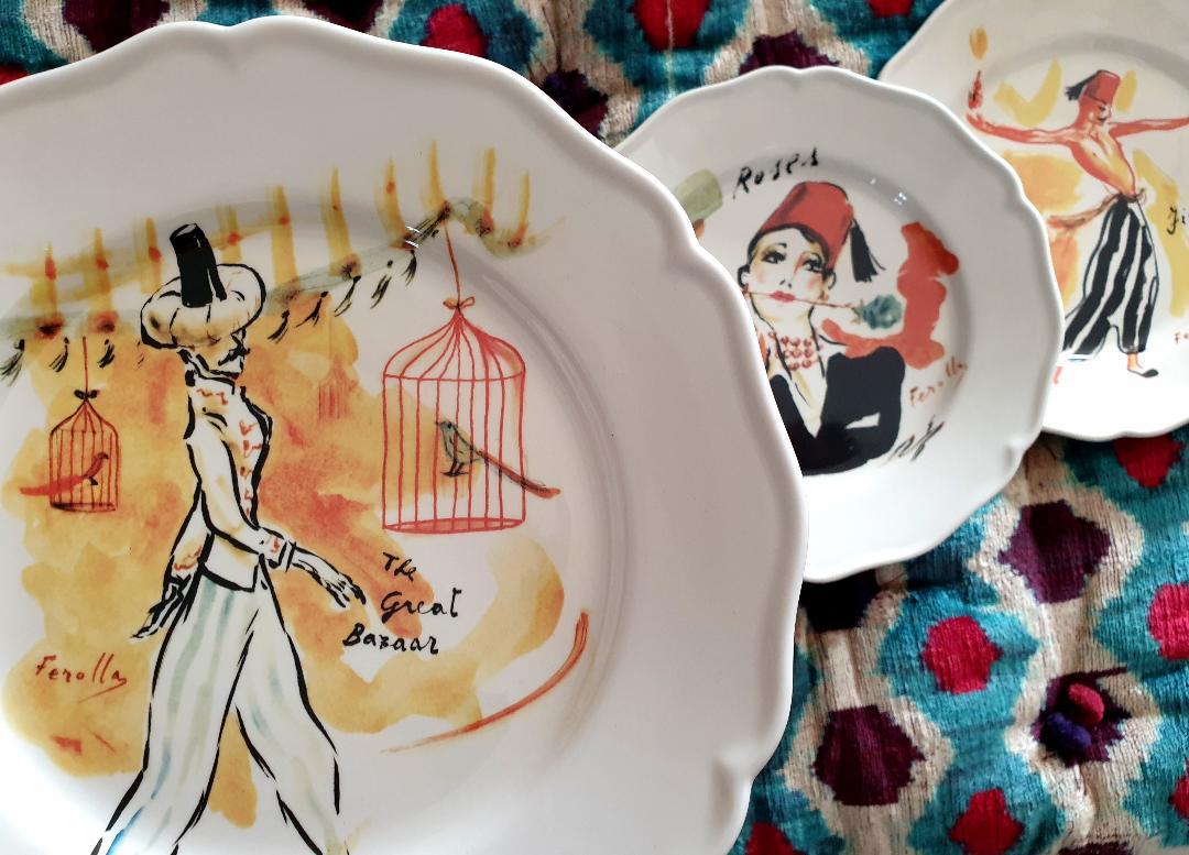 Les Ottomans Bosphorus Suite 'The Great Bazaar' Design Plate by Chez ...