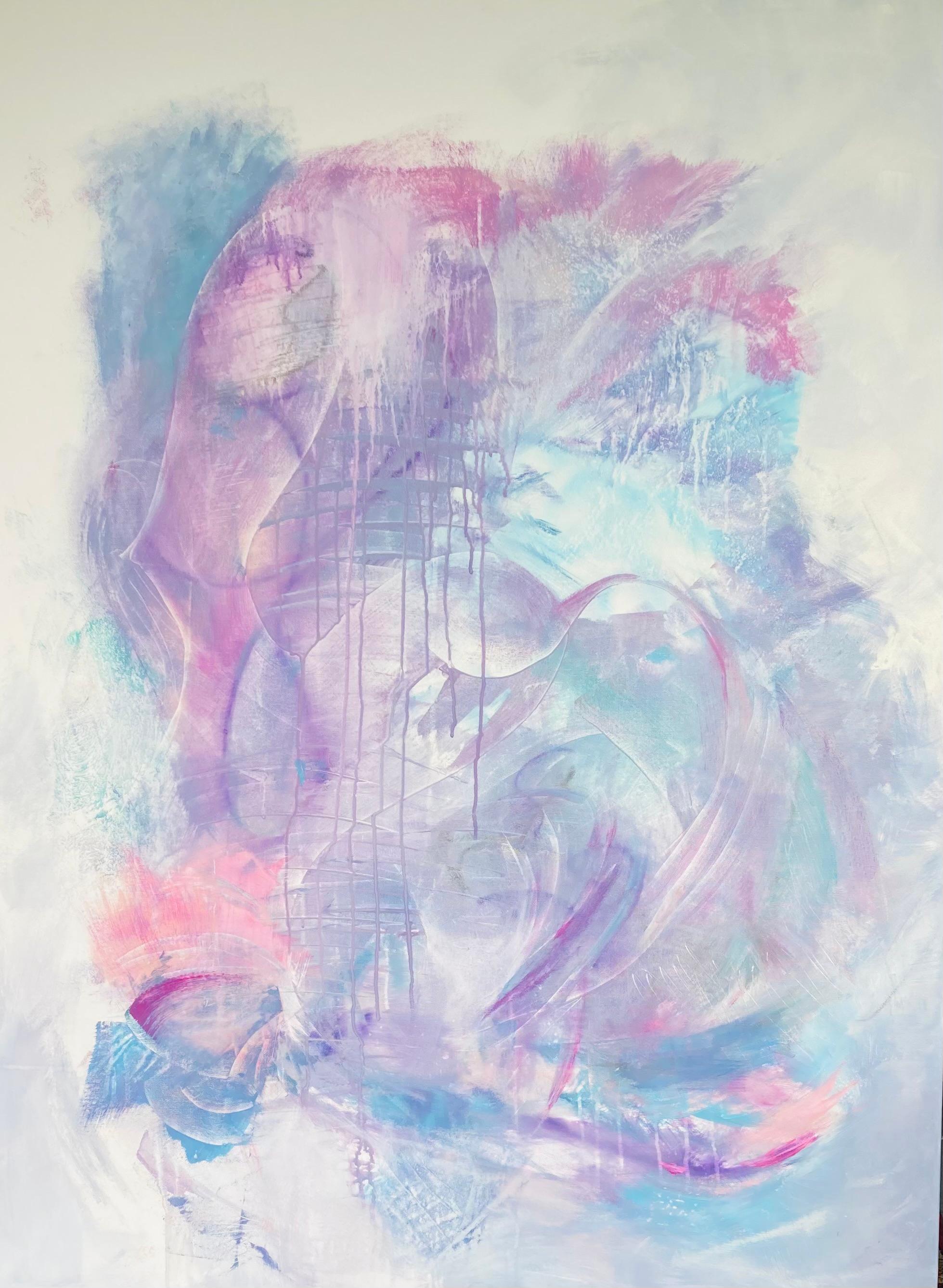 Les Taylor - Angelic Energy - Abstract Painting by Les Taylor For Sale ...