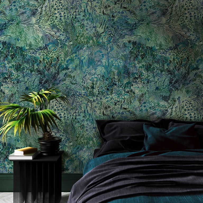 Les Vagabondes, Customizable, Digital Printing, Mural Decor, Isidore ...