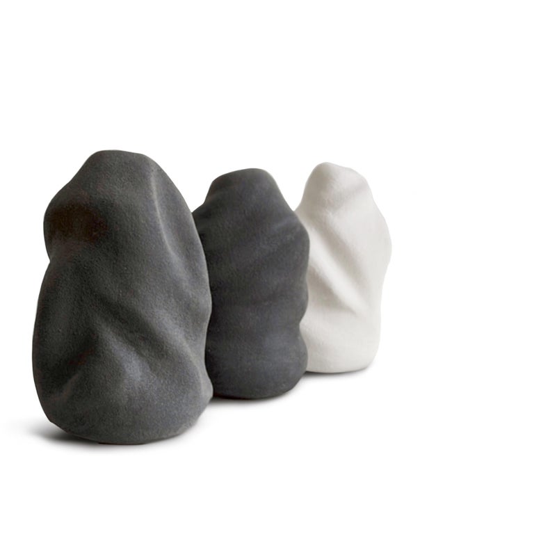 Lesia Danilina - Set Wabi-Vases 4, 5, 6 clay, plaster, glass, ceramics ...