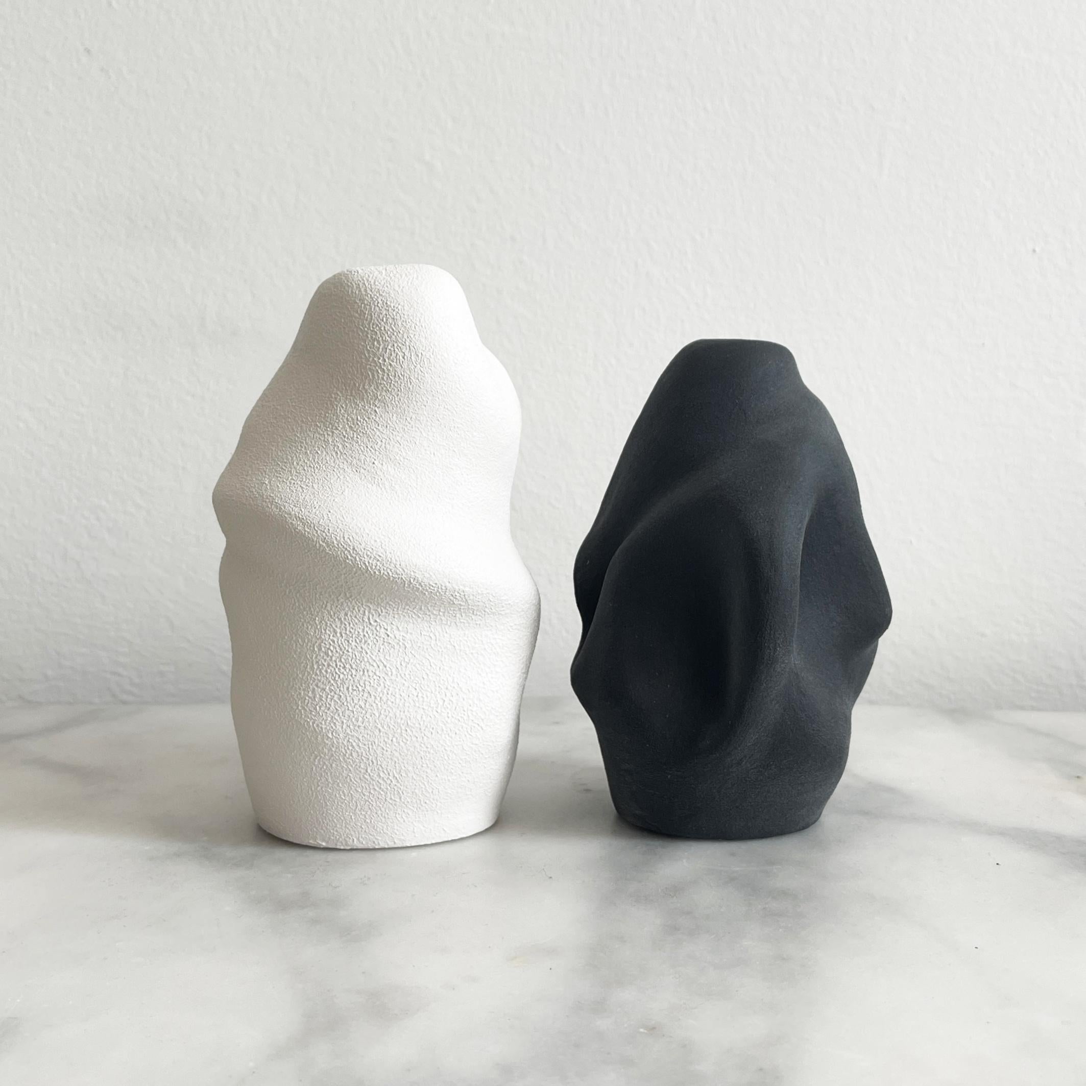 Lesia Danilina - Set Wabi-Vases 7 and 12 clay, plaster, glass, ceramics ...