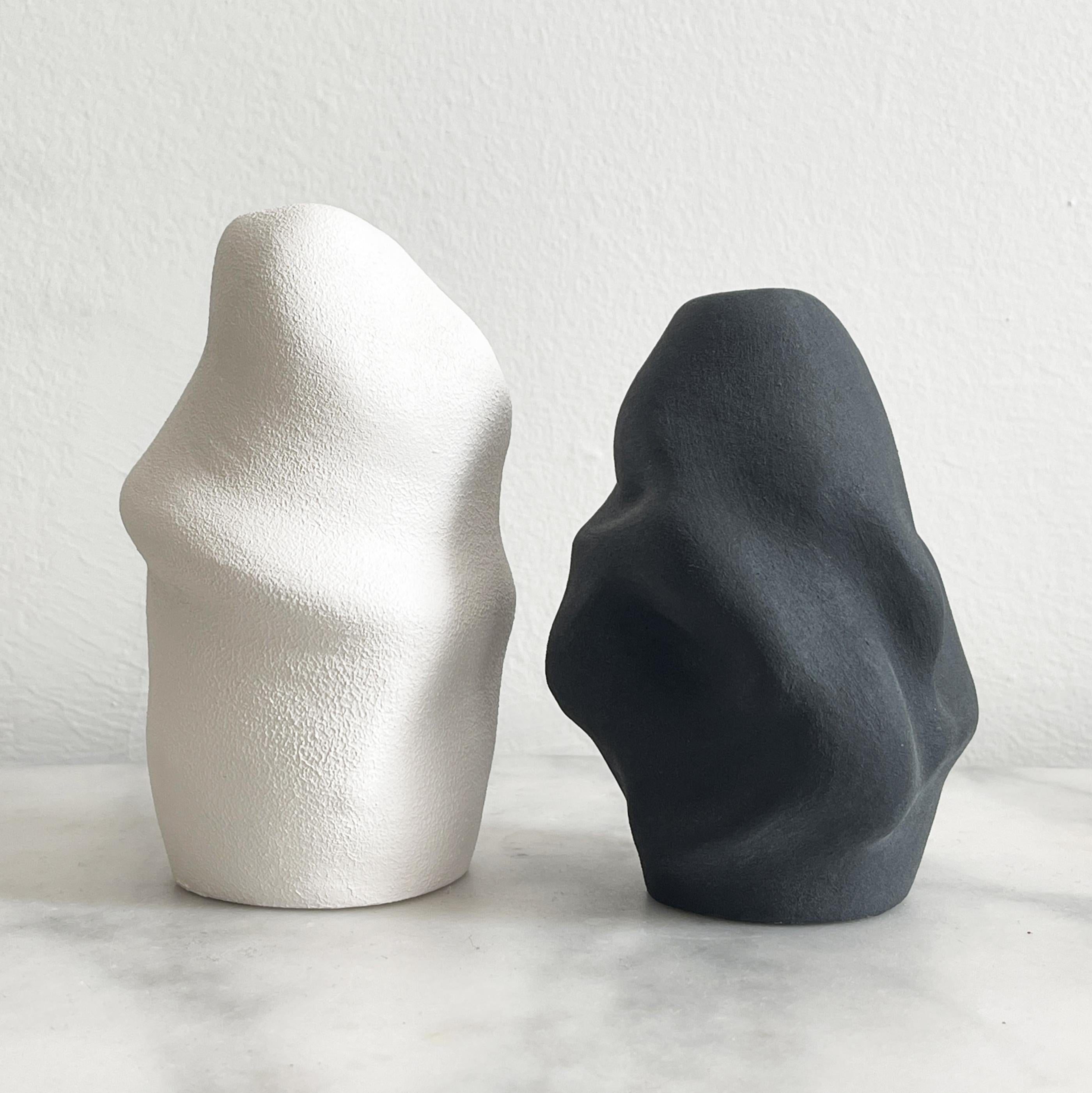 Lesia Danilina - Set Wabi-Vases 7 and 12 clay, plaster, glass, ceramics ...