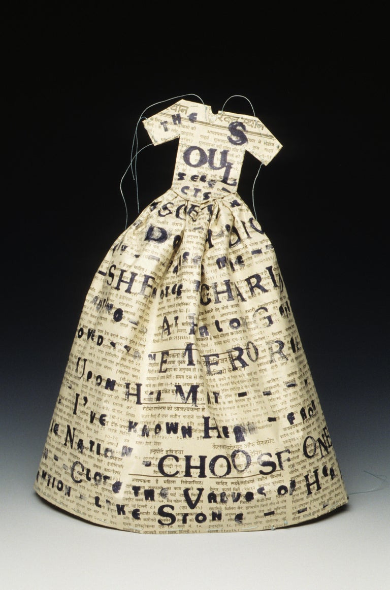 Lesley Dill - SMALL POEM DRESS For Sale at 1stDibs