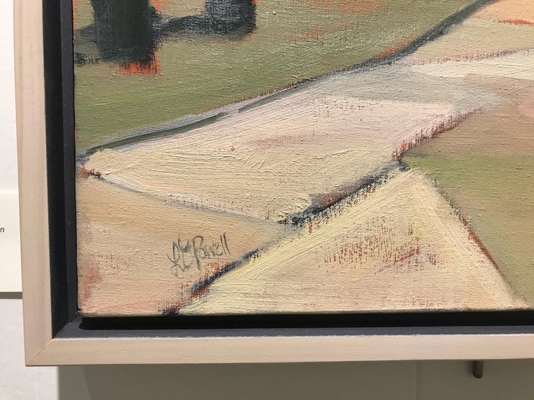 Lesley Powell - Manor House and Garden, Lesley Powell Framed Oil on ...