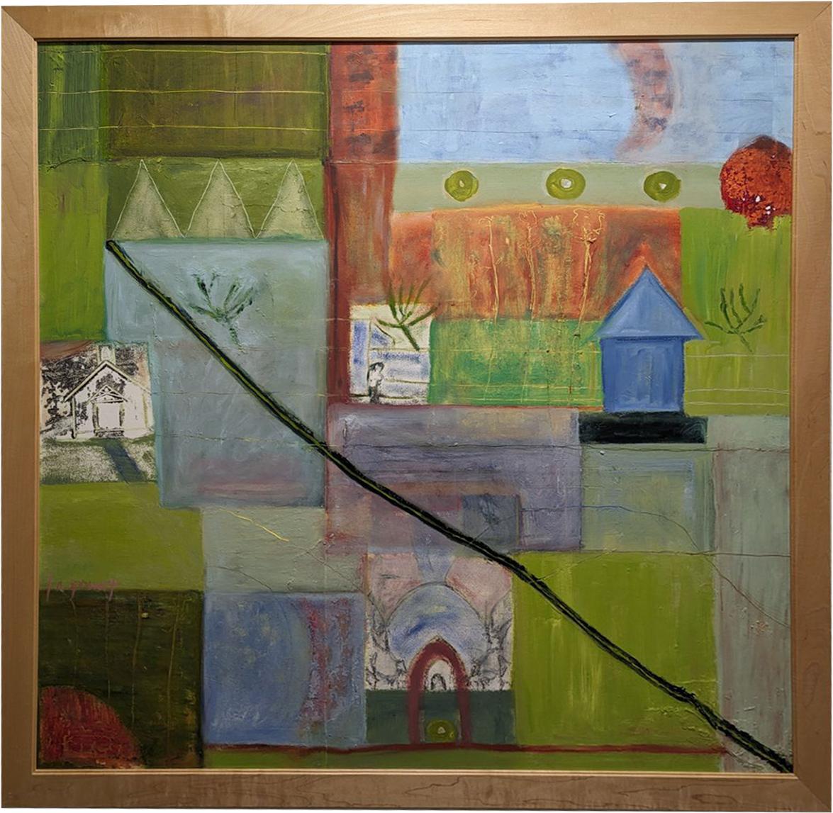 Lesley Spowart - Sacred - Abstract Landscape by Lesley Spowart For Sale ...