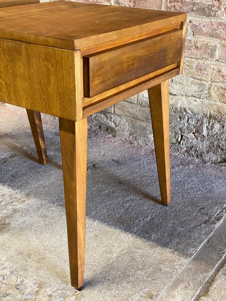Leslie Diamond for Conant Ball American Modern Maple End Tables For ...