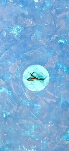 Leslie Morgan - Monterey Canyon Swim, Mixed Media For Sale at 1stdibs