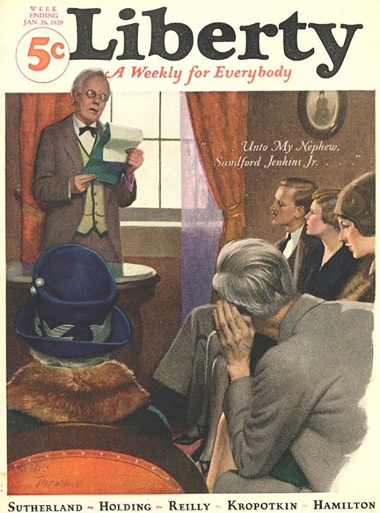 Leslie Thrasher - Liberty Magazine Cover, January 26, 1929 For Sale at ...