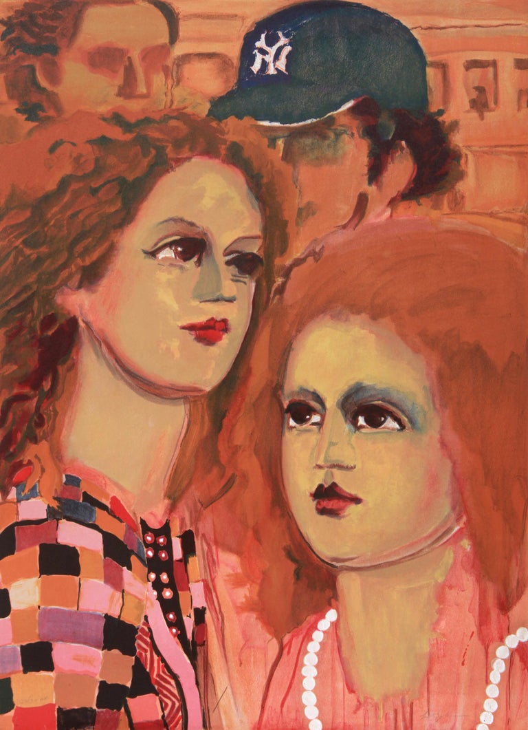 Lester Johnson - City Graces, Lithograph by Lester Johnson For Sale at ...