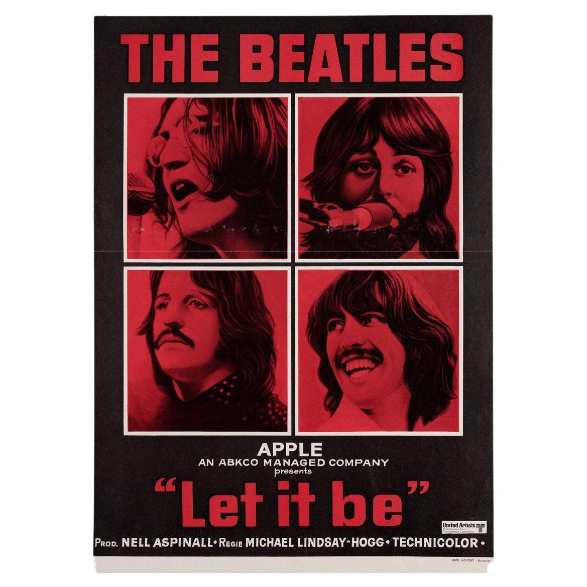 Affiche du film « Let It Be » (Laissez-le être), 1970 En vente sur 1stDibs