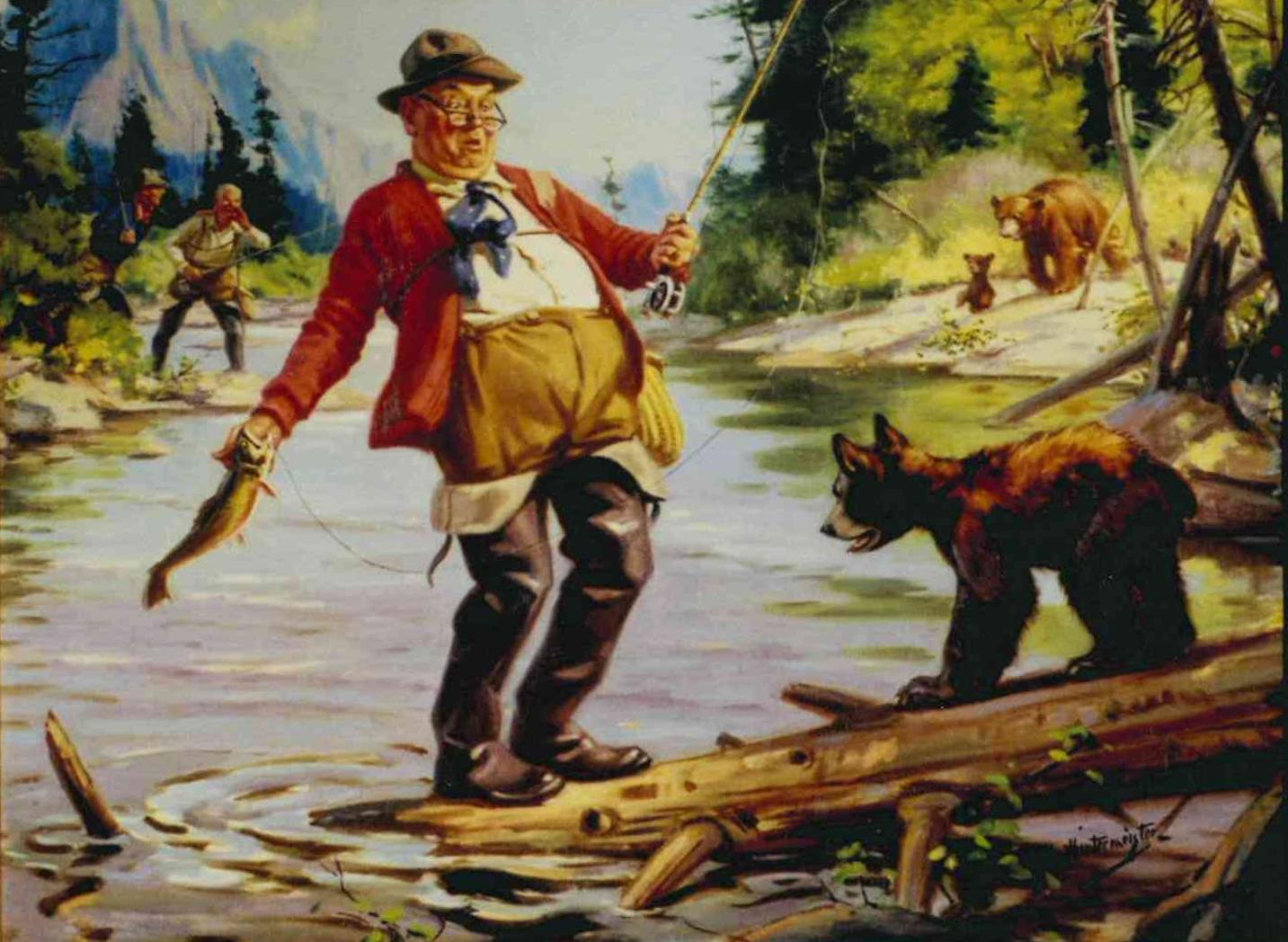 "Let's Negotiate" Original Oil Painting by Henry Hintermeister For Sale ...