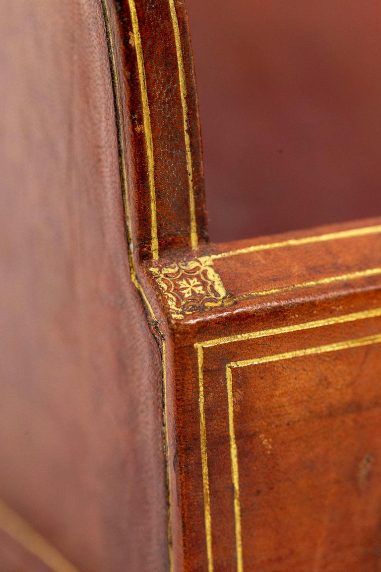 Letter Holder in Leather, 20th Century For Sale at 1stDibs | leather ...