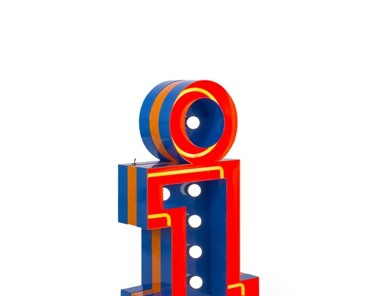 Letter i Graphics Lamps For Sale at 1stDibs