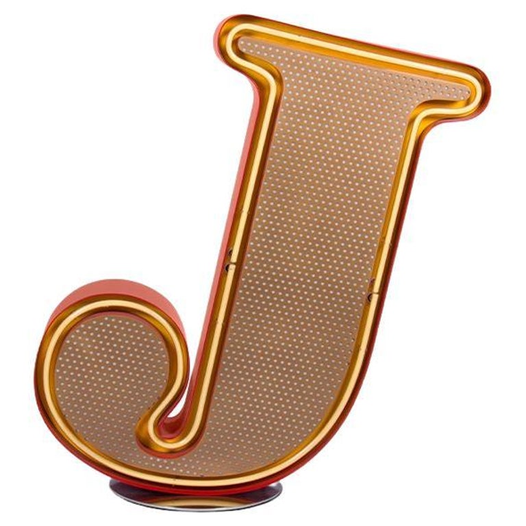 Letter J Graphics Lamps For Sale at 1stDibs