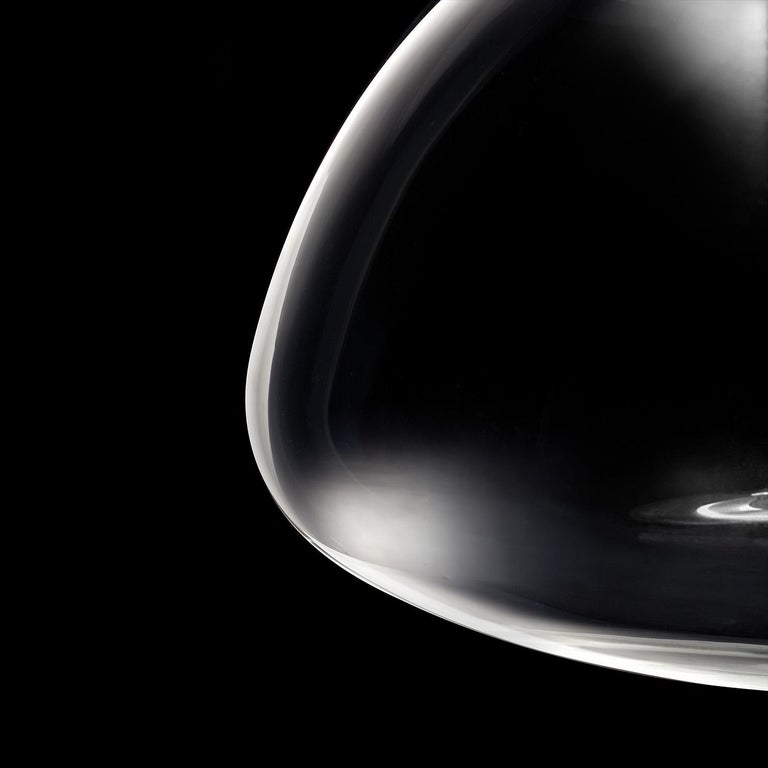 Leucos Aria S 36 LED Pendant Light in Crystal and White by Massimo Iosa ...