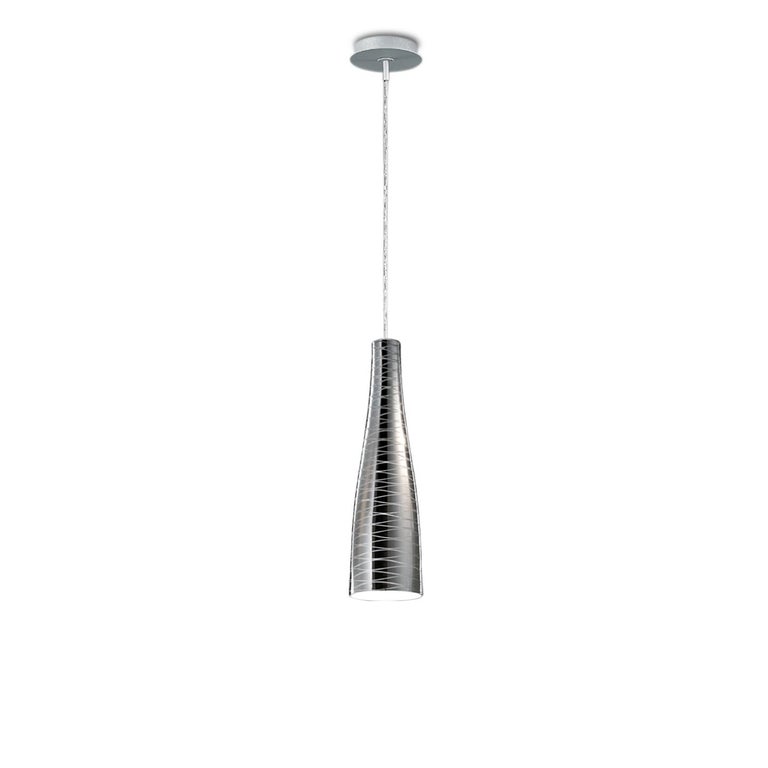 Leucos Class S 40 Pendant Light in Mirror and Gray by Design Lab For ...