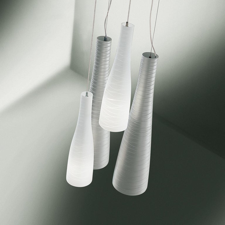 Leucos Class S 60 Pendant Light in Silver and Gray by Design Lab For ...