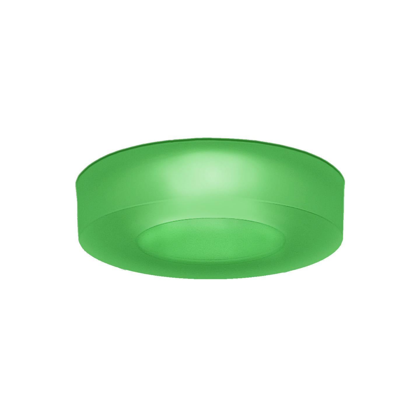 Leucos Iside 2 R Jade Flush Mount by Roberto Pamio For Sale at 1stDibs