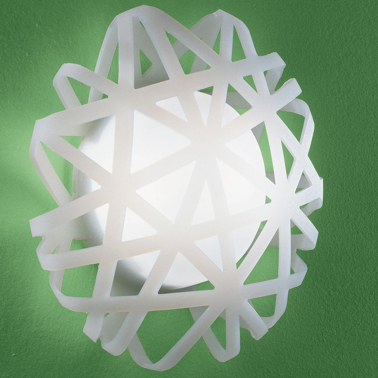 Leucos X Ray P-PL 65 Wall Light in White by Paolo De Lucchi w/ Giorgia ...