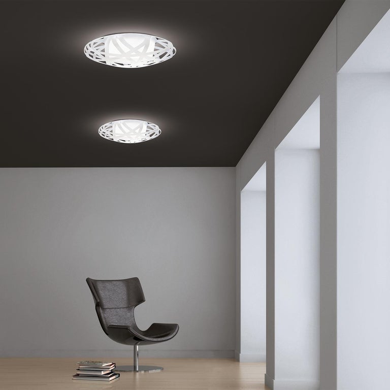Leucos X Ray P-PL 65 Wall Light in White by Paolo De Lucchi w/ Giorgia ...