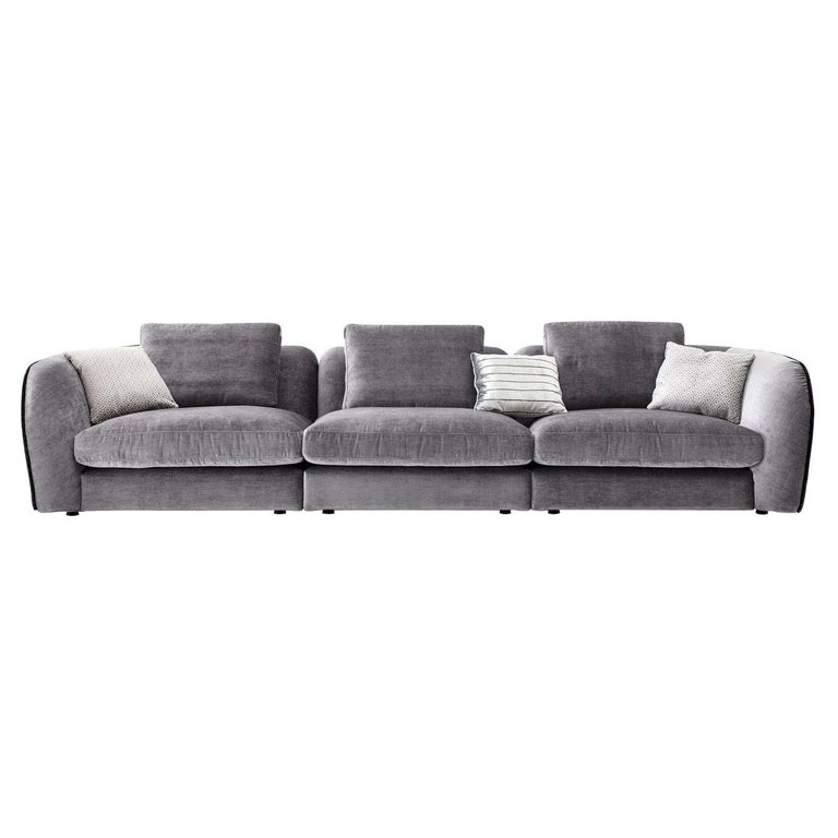Levante Gray Sofa For Sale at 1stDibs | levante sofa