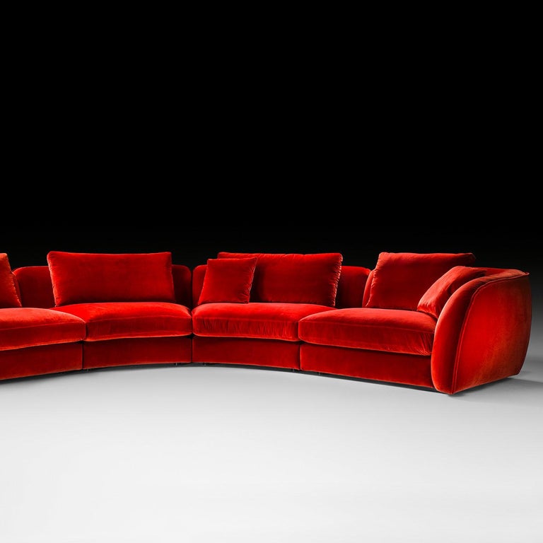 Levante Red Sofa For Sale at 1stDibs