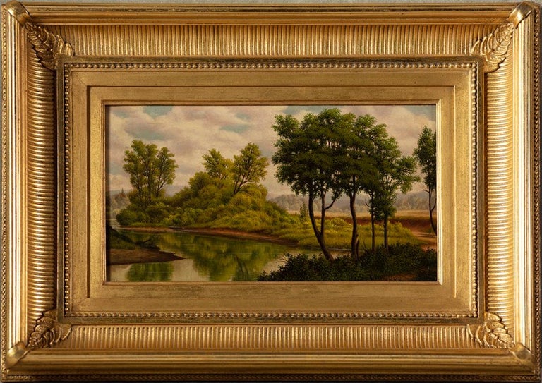 Levi Wells Prentice - River Landscape For Sale at 1stDibs
