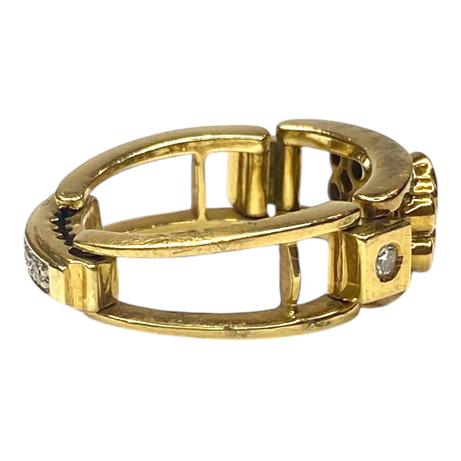 LeVian 18K Emerald and Diamond Flex Ring For Sale at 1stDibs