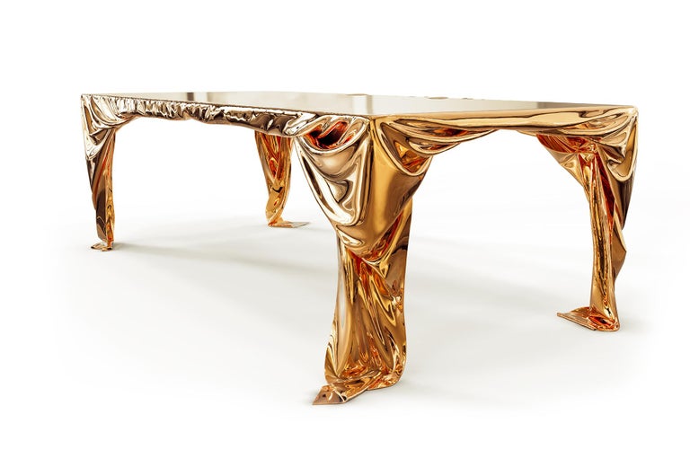Levitaz Cast Bronze Dining Table For Sale at 1stDibs