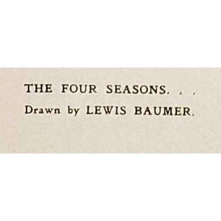 Lewis Baumer - Art nouveau style poster by Lewis Baumer For Sale at 1stDibs