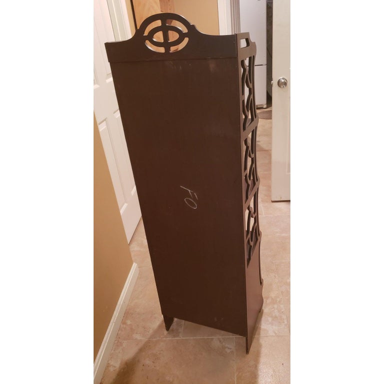 Lewis Butler 1960s Chippendale Display Shelf, Etagere, Bookshelf For ...