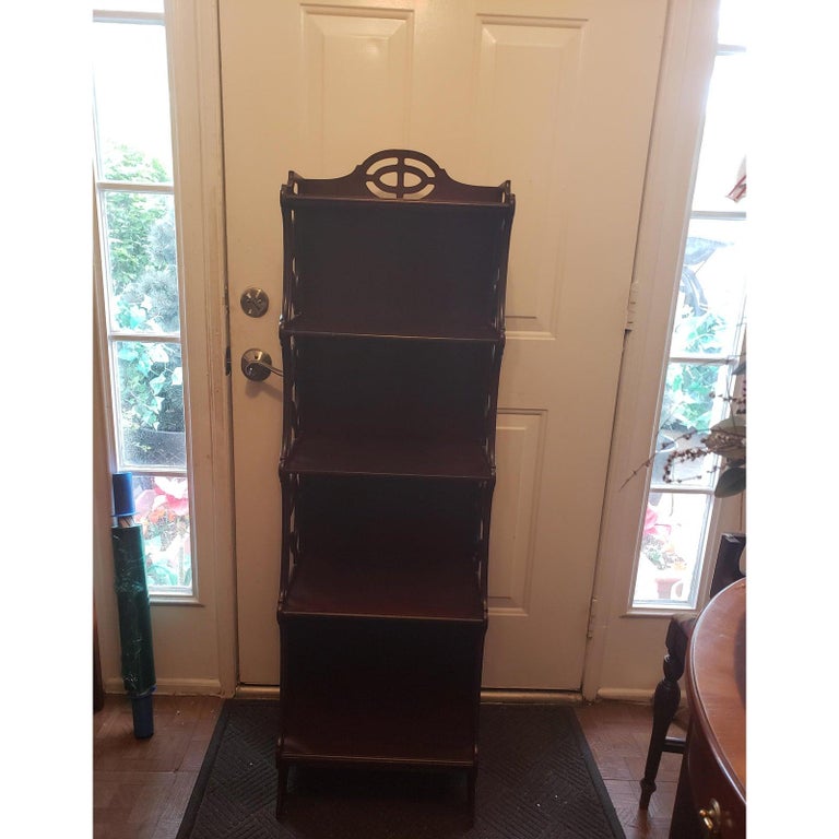 Lewis Butler 1960s Chippendale Display Shelf, Etagere, Bookshelf For ...