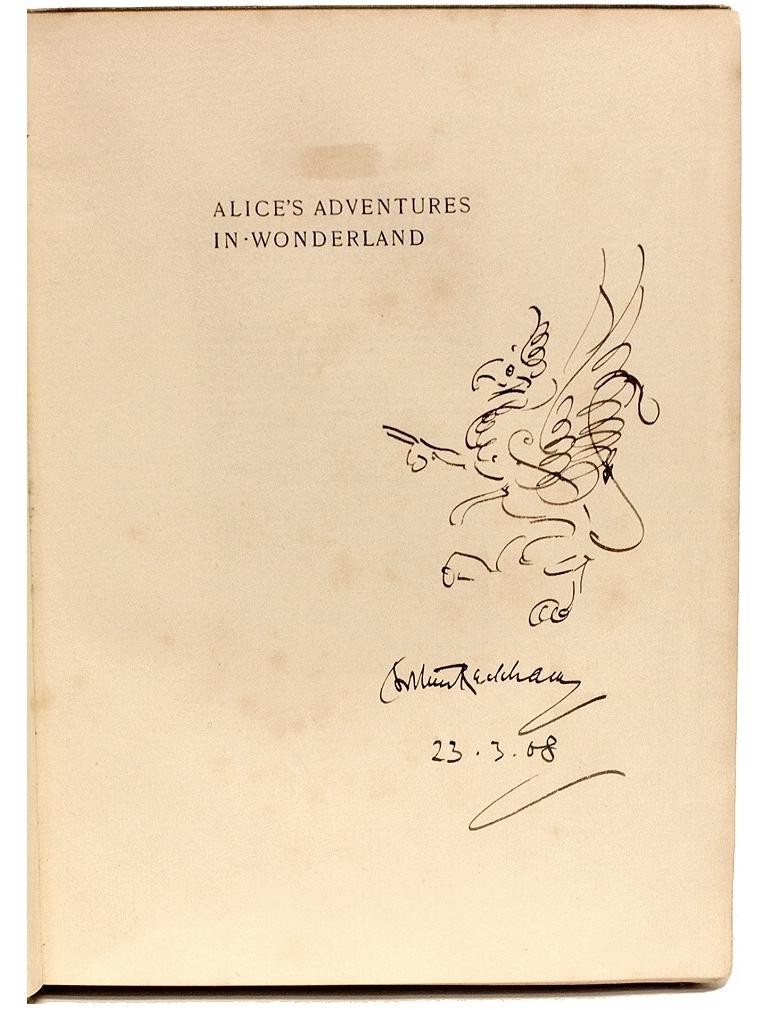 Lewis Carroll 'Dodgson', Alice in Wonderland, with an Original Rackham ...