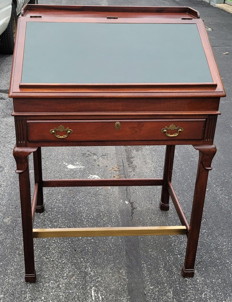 Lexington's Palmer Home Collection Mahogany Tooled Leather Drafting ...