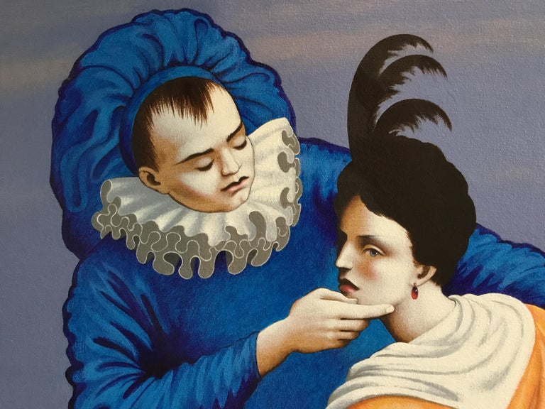 "LIAISONS I" Original Painting Lynn Curlee For Sale at 1stDibs