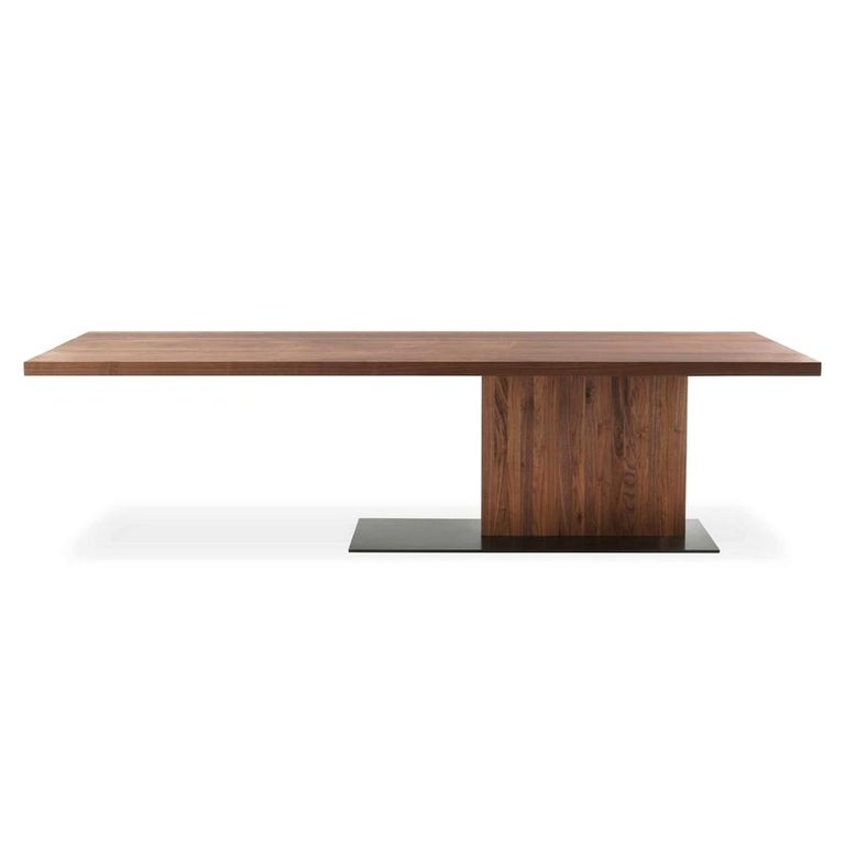 Liam Wood Dining Table, Designed by C.R. and S, Made in Italy For Sale ...