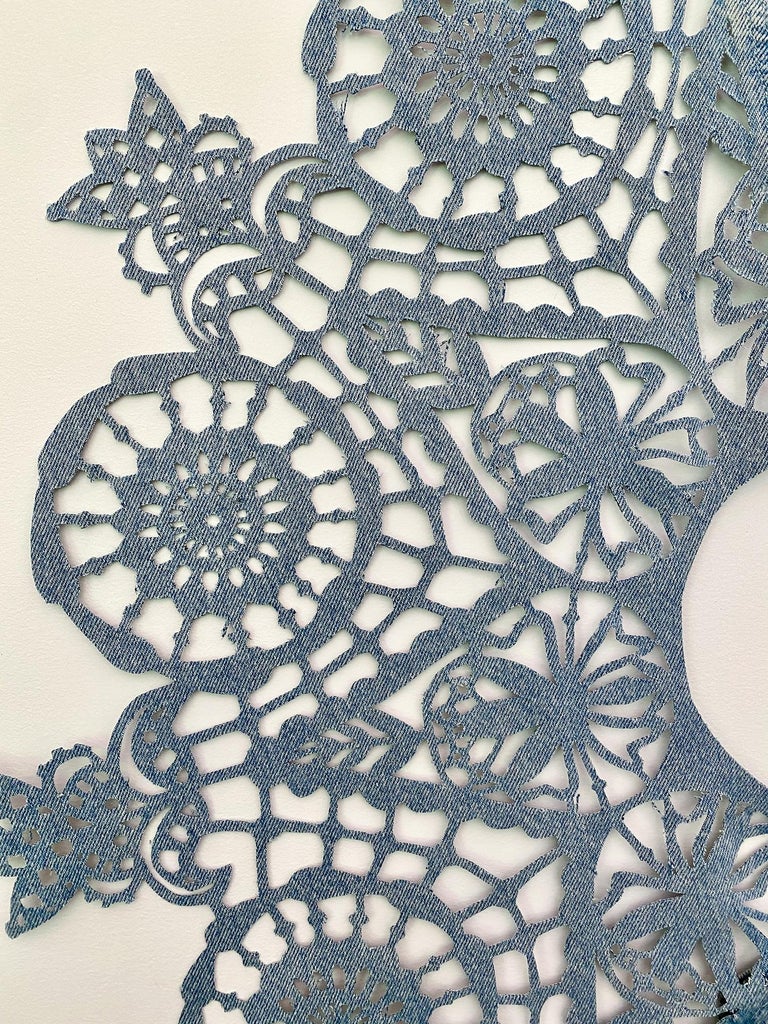 Libby Newell - « Collier en jean méticuleusement vieilli, élisabéthain ...