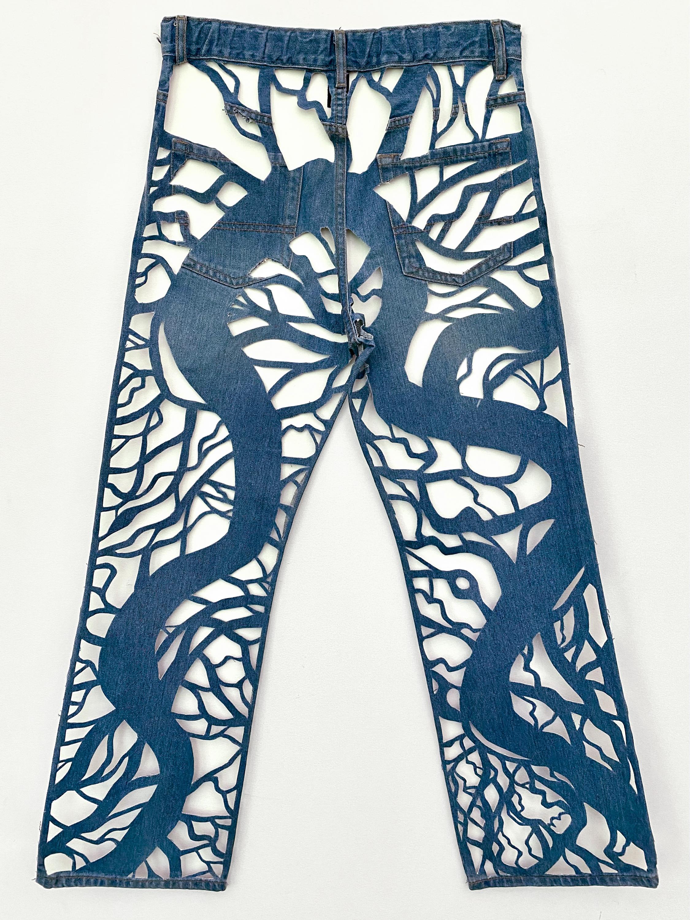 Libby Newell - 'Meticulously Distressed Denim Jeans, Life' - patterns ...
