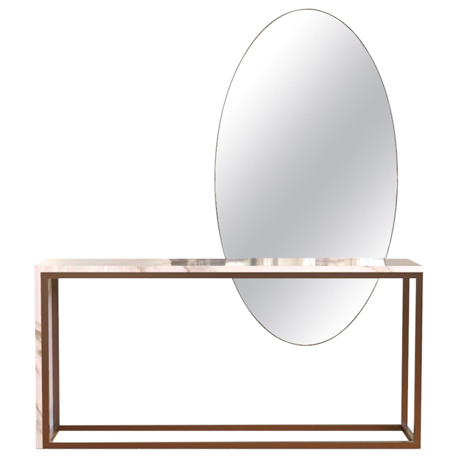 Contemporary Liberica White Olympic Marble Console by Caffe Latte For ...