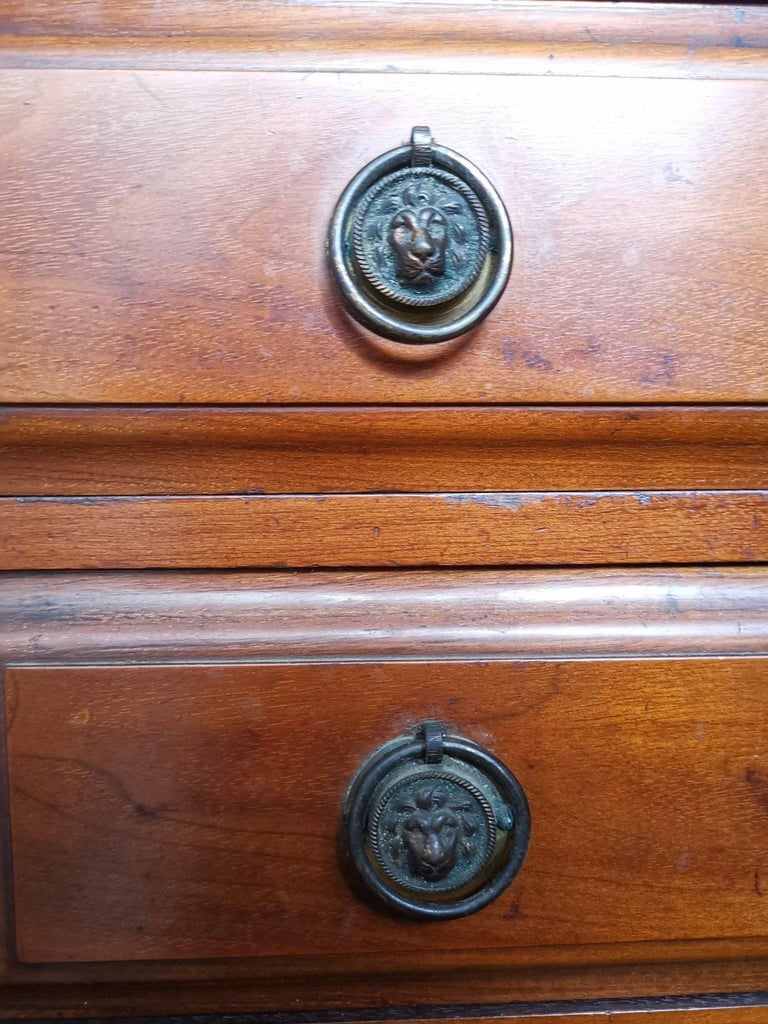 Liberty and Co A Moorish Walnut Desk with Angular Design and 4 Opposite ...