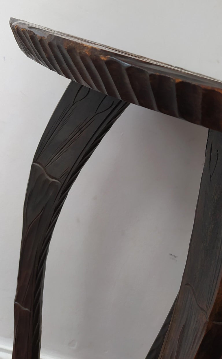 Liberty and Co Carved Japanese Occasional Table circa 1900 at 1stDibs