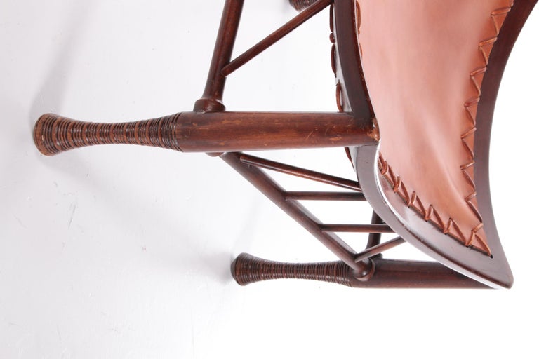 Liberty and Co Chair with Footstool Design by Thebe, 1950 For Sale at ...