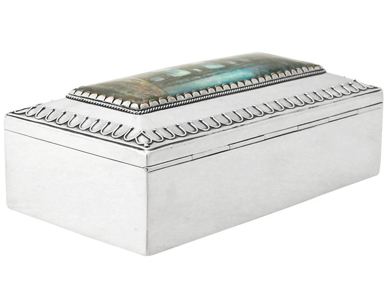 Liberty and Co Ltd Antique Edwardian Sterling Silver and Enamel Arts ...