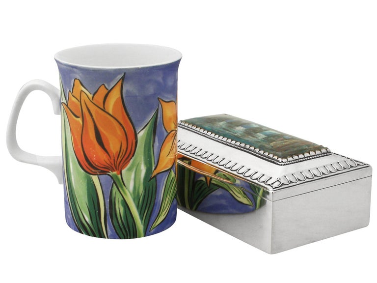 Liberty and Co Ltd Antique Edwardian Sterling Silver and Enamel Arts ...