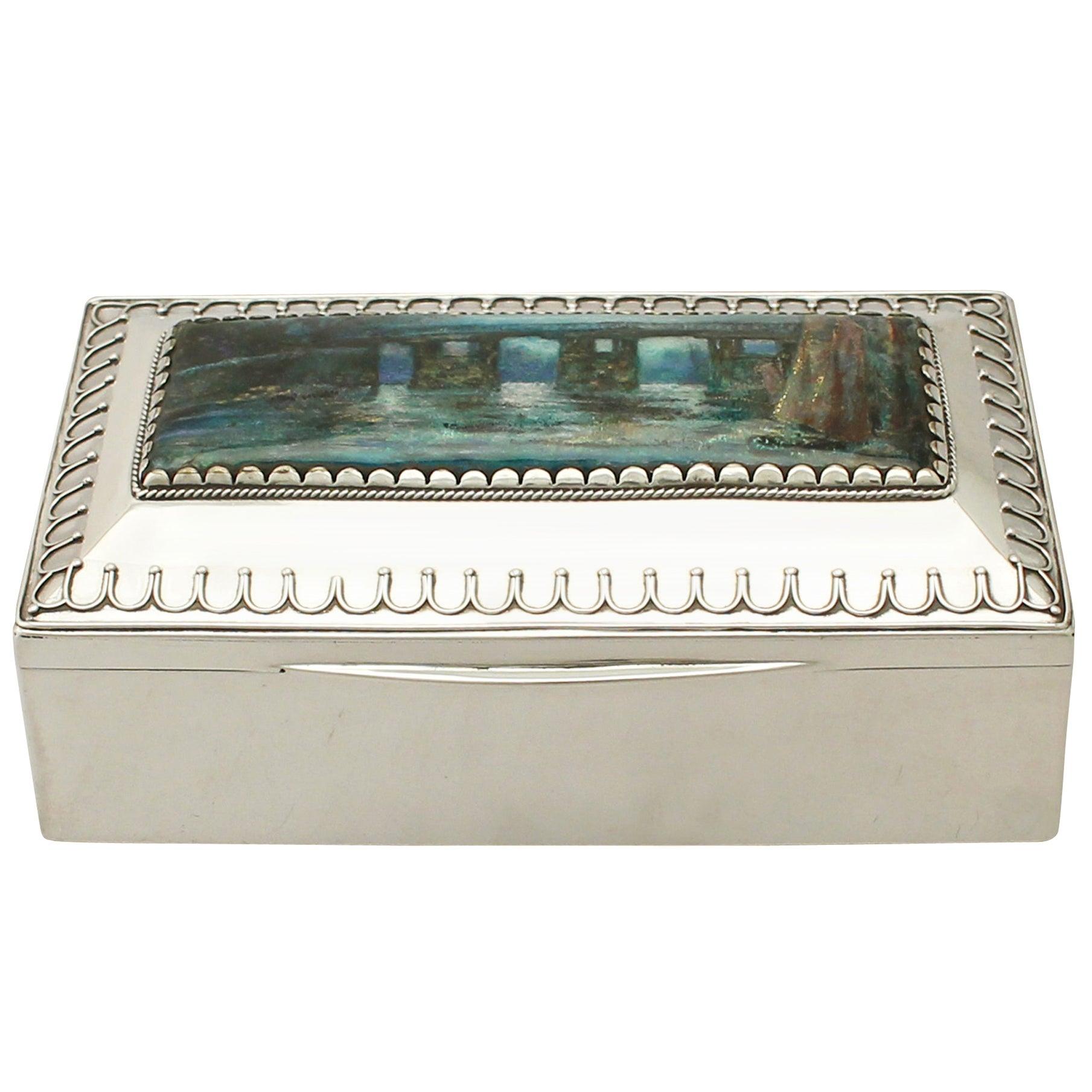 Liberty and Co, Antique Sterling Silver Matchbox Holder, Birmingham ...