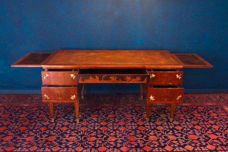 Liberty Outstanding Writing Desk Attributed to V. Ducrot 1930' For Sale ...