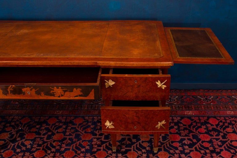 Liberty Outstanding Writing Desk Attributed to V. Ducrot 1930' For Sale ...