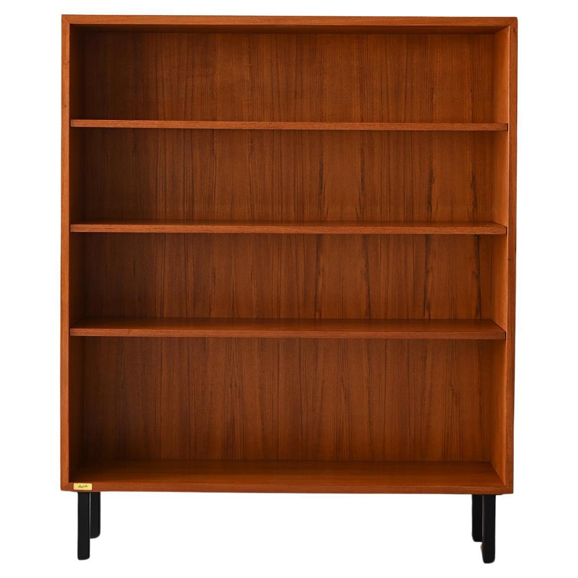 Solid Teak Bookcase For Sale at 1stDibs