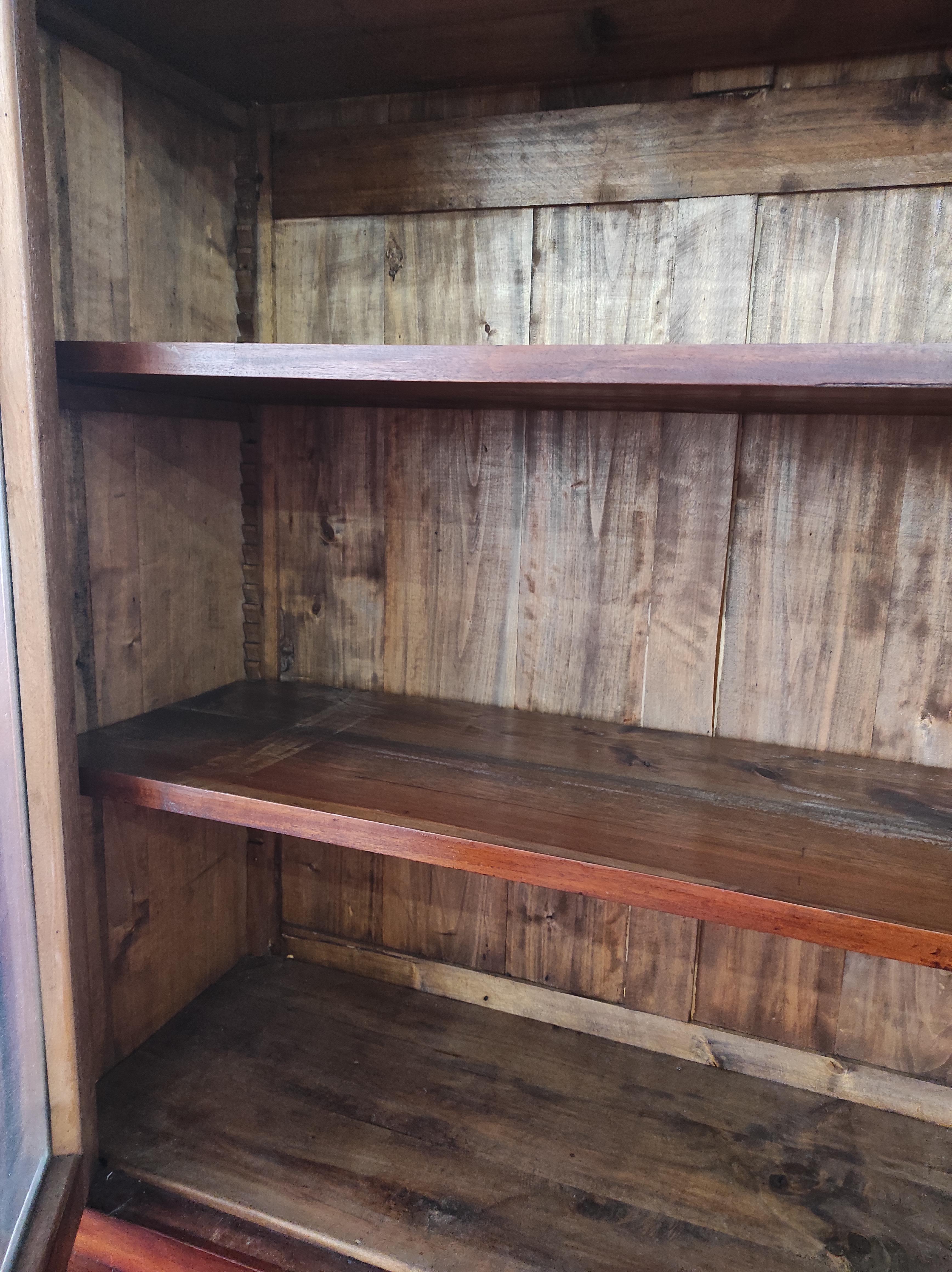 French Mahogany Wood Bookcase For Sale at 1stDibs