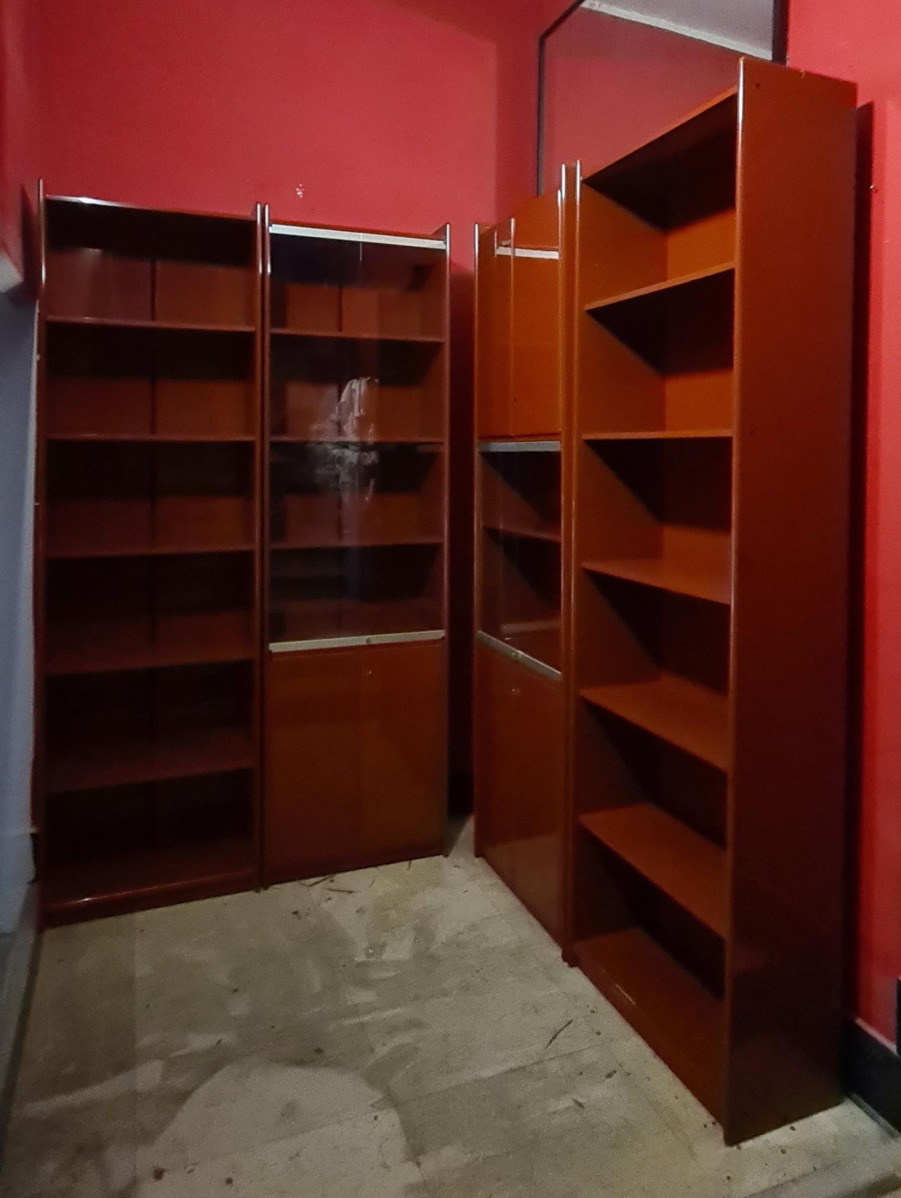 Olinto bookcase by Kazuhide Takahama for Cassina For Sale at 1stDibs